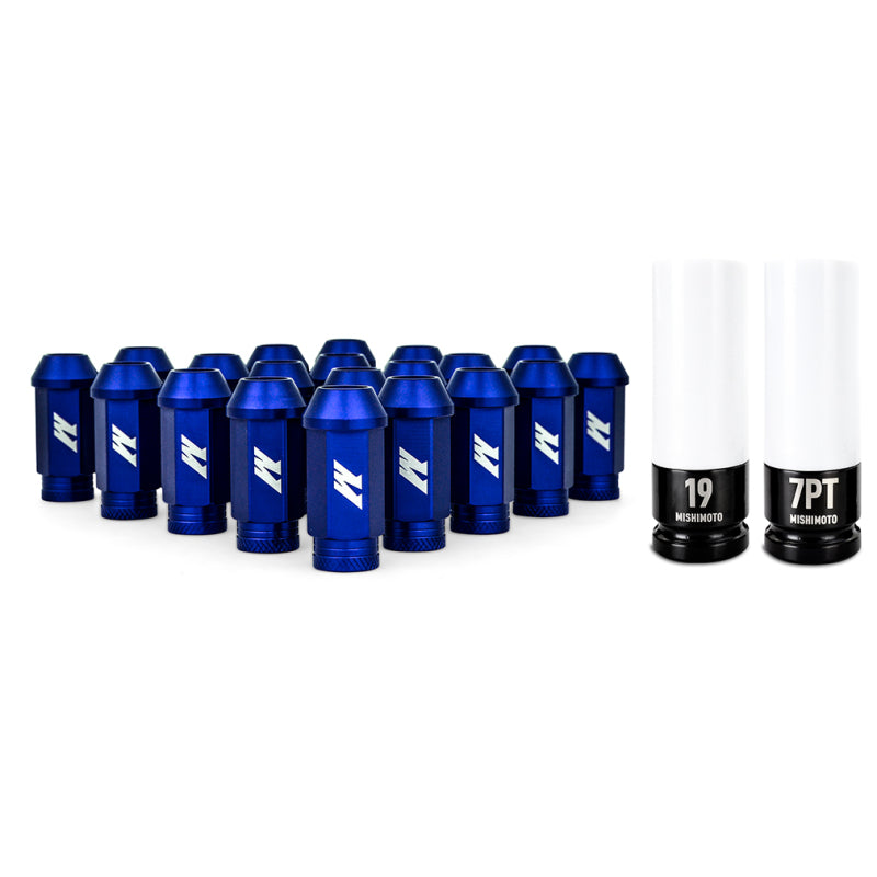Mishimoto Aluminum Locking Lug Nuts M12x1.5 20pc Set Blue – Circuit Hero