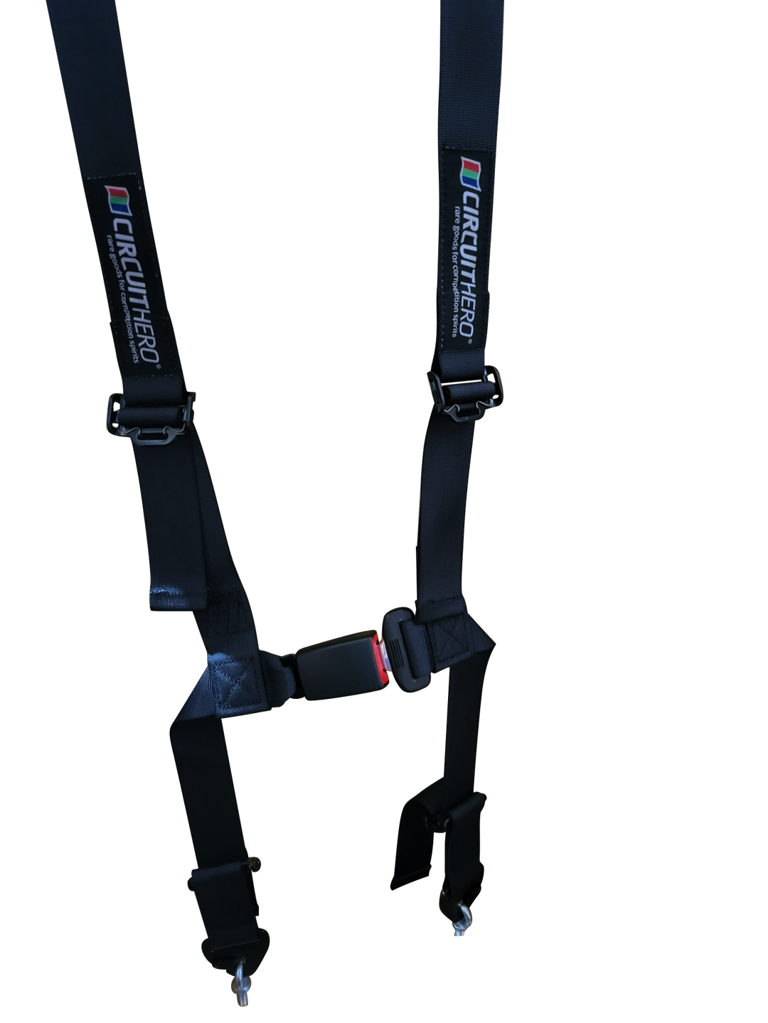 Circuit Hero 4 Point Harness 2" Belts (Black)